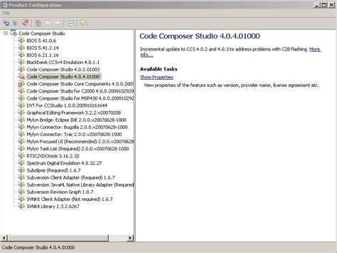 F28x Users Code Composer Studio V4 0 4 01000 Update Now Available Code Composer Studio Forum