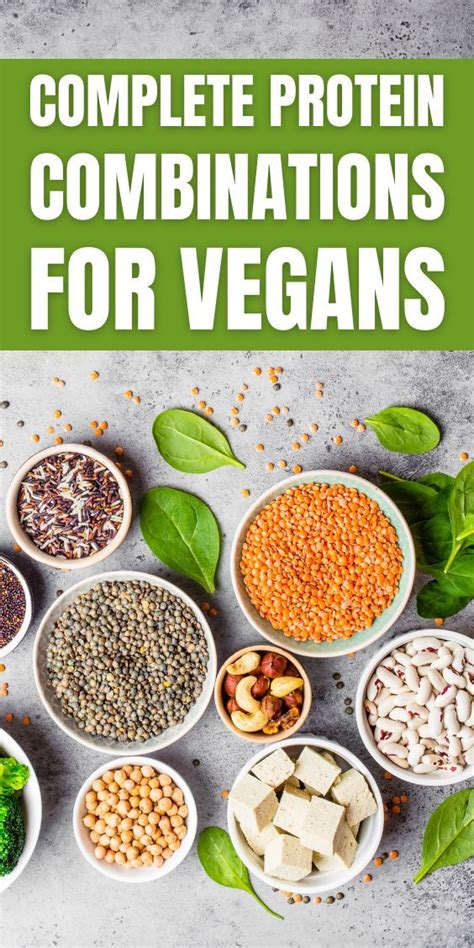 Complete Protein Combinations For Vegans For Aminoacids Chart Foods