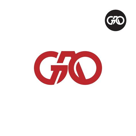 Letter Gao Monogram Logo Design 31739361 Vector Art At Vecteezy