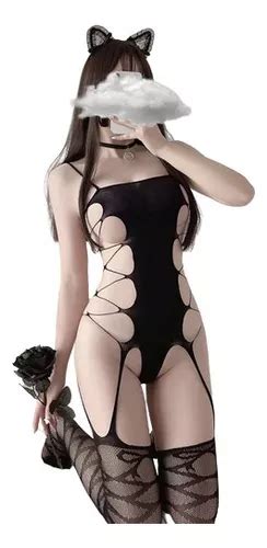 Sexy Lingerie Erótica Traje De Sexo Sem Virilha Parcelamento Sem Juros