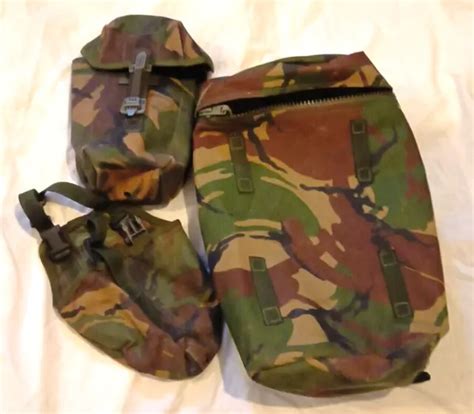 British Army Dpm Plce Side Pouch Water Bottle And Tool Carrier Vgc
