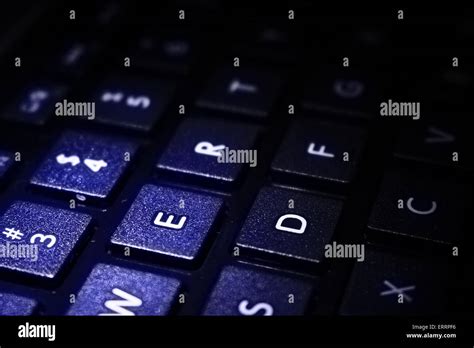 Keyboard On Light Stock Photo Alamy