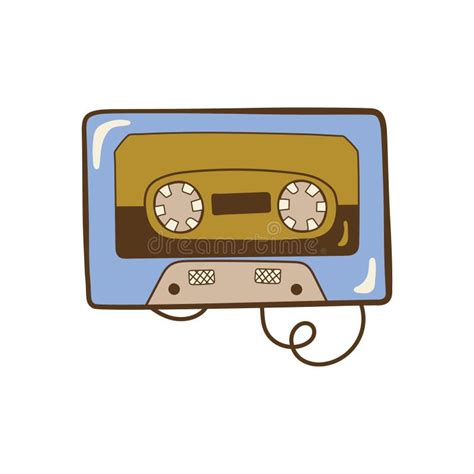 Classic Cassette Retro Tape Clip Art Colors Record Music Radio Audio