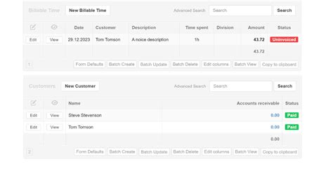 Billable Time In Invoice Sales Manager Forum