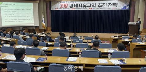 고양 경제자유구역 추진동아경제