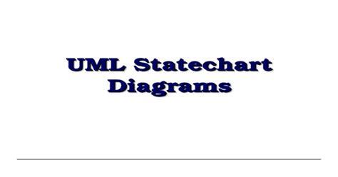Ppt Uml State Chart Diagrams Dokumentips