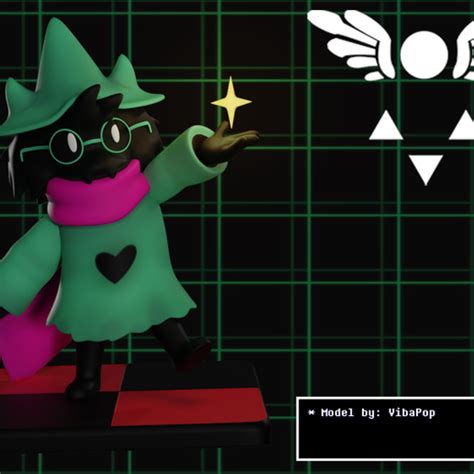 🦸 Ralsei Deltarune Chapter 1 ・free Stl File For ・cults