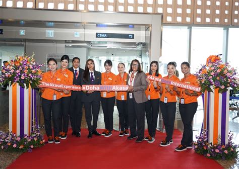 Akasa Airs Inaugural Flight Takes Off From Mumbai To Doha