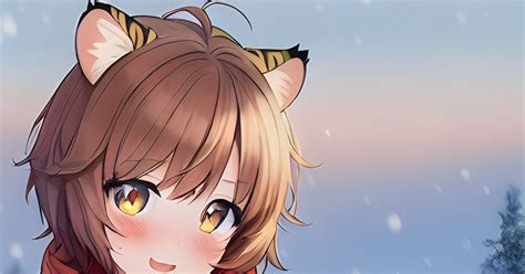 女の子 雪の中で遊ぶのが好きです Aiジョーイ狼のイラスト Pixiv