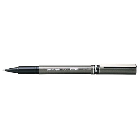 Uni Ball Micro Deluxe Rollerball Pens Black 4 Pack Ebay