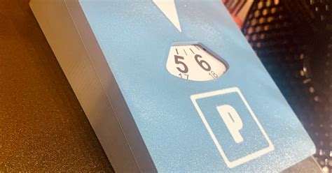 Battery Powered Parking Disc Parking Clock By Daniel Kasprowicz