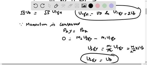 Solved In The Two Dimensional Collision In Fig 9 21 The Projectile