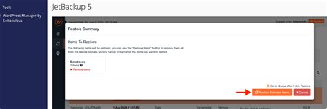 How To Restore The Database Of Your Website With Jetbackup 5 Hostarmada