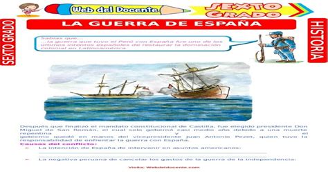 La Guerra De España Para Sexto Grado De Primaria€¦ · Web View El 14 De