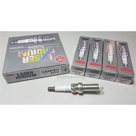 Eac Ngk Laser Iridium Ilkar7b11 Spark Plug Perodua Bezza 13 New Myvi