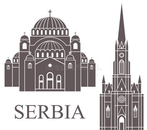 Serbia Stock Vector Illustration Of Monument Design 59550329