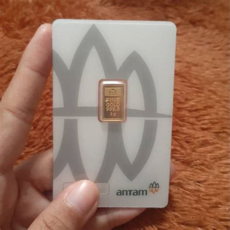 Jual Logam Mulia 2 Gr Certicard Antam Shopee Indonesia