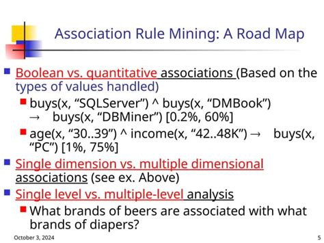 data mining association rules techniques ppt databases computer
