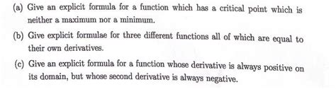 Solved A Give An Explicit Formula For A Function Which Has Chegg
