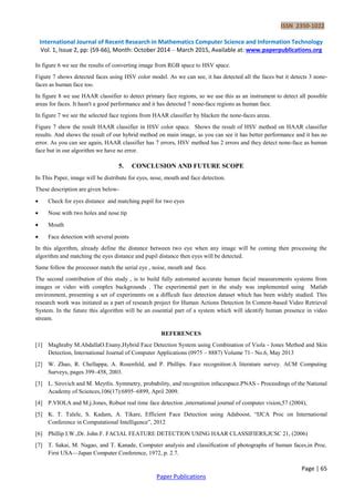 Face Detection Using Modified Viola Jones Algorithm Pdf