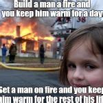 Girl House On Fire Meme Generator Imgflip