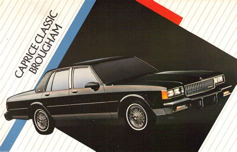 1986 Chevrolet Caprice Classic Brougham With Open Hood