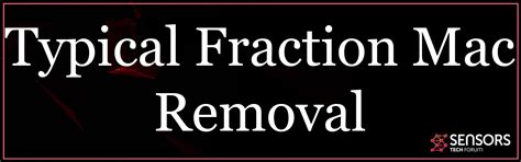 Typical Fraction Mac App Virus Ads Removal Guide