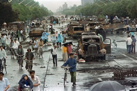 Tiananmen Square Massacre Photos Show Pro Democracy Demonstrators