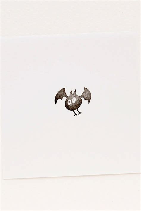Bat Rubber Stamp Cute Stationary Halloween Bat Stamp Best Etsy Etsy Kunst Unieke Sieraden