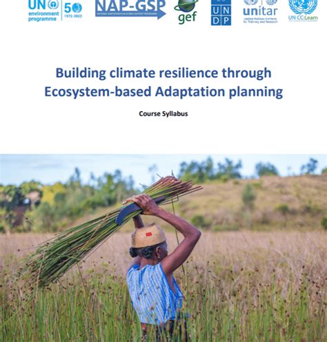 Free Un Habitat Building Urban Climate Resilience Through Ecosystem Based Adaptation Course