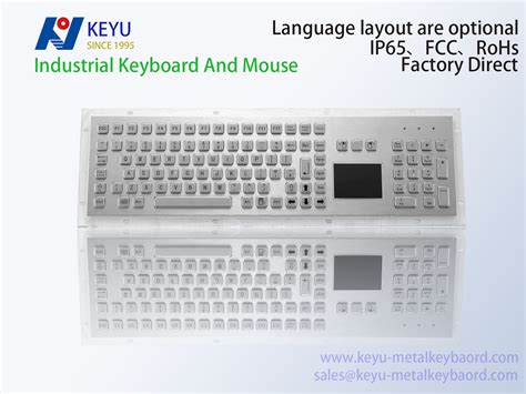 The Industrial Grade Quality Of Metal Keyboard With Touchpad Makes