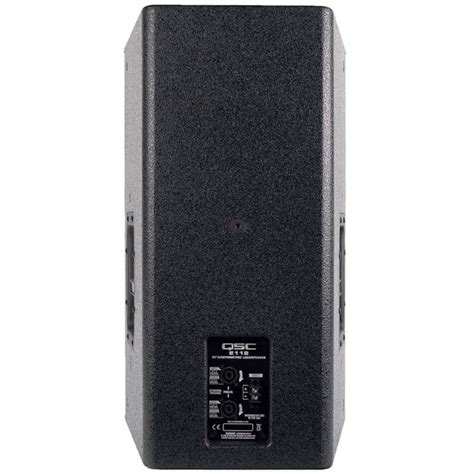 QSC Auditorium Sound System With QSC E Series Speakers And Subwoofers Yamaha 16 Channel Mixer