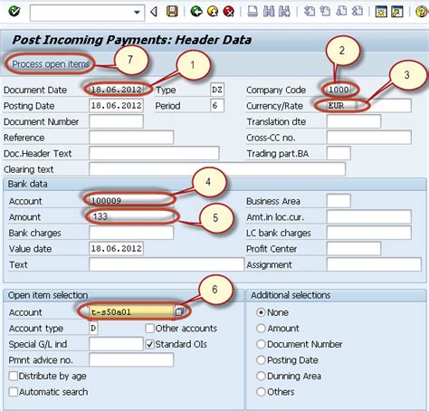 SAP FICO Central How To Post Incoming Partial Payments By Residual Method