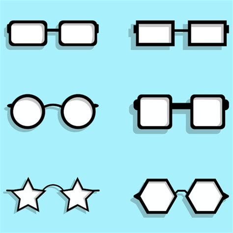 Premium Vector Collection Of Vector Glasses