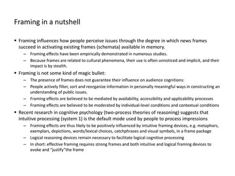 Framing Theory Review Pptx Framing Theory Review Pptx