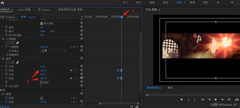 【pr 基础】裁剪工具的简单使用pr文字裁剪工具怎么使用 Csdn博客
