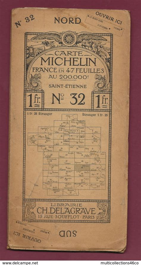 Cartes Routières 241019A Années 1910 CARTE ROUTIERE MICHELIN 47