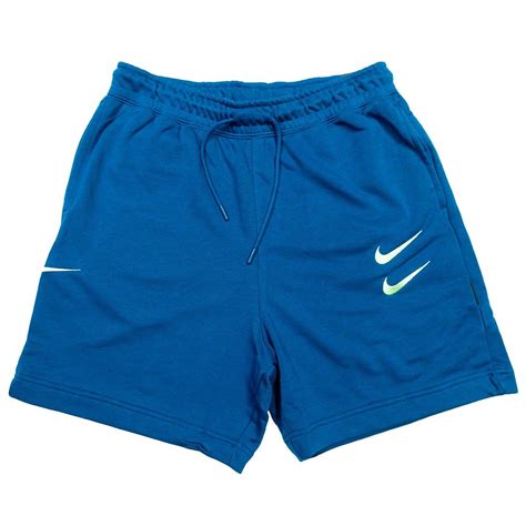 Nike Men Sportswear Swoosh Shorts Blue Force Barely Volt Nike