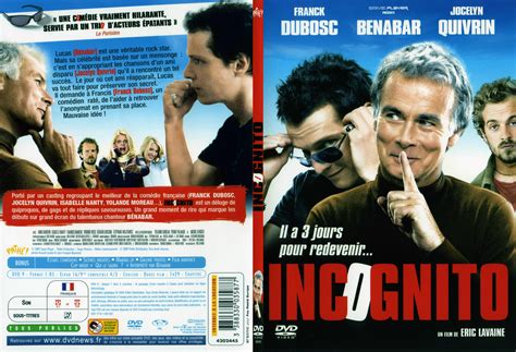 Jaquette Dvd De Incognito Slim Cinéma Passion