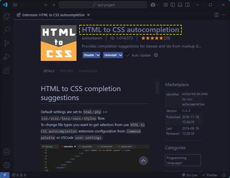 비주얼 스튜디오 코드 최적화 설정 Html Css Javascript Vsc Settings Tommyzip