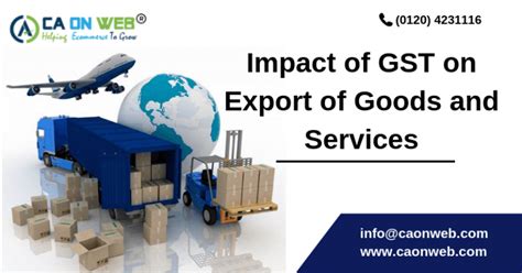 Impact Of GST On Export Of Goods And Services From India