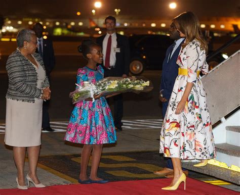 Melania Trump Arrives In Malawi 2nd Stop On Her Africa Tour