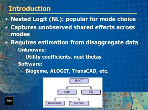 Ppt Critical Issues In Applying Nested Logit Mode Choice Models Powerpoint Presentation Id