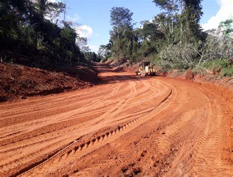 Obras Do Der Estão Em Andamento Na Ro 010 No Trecho Que Liga Monte