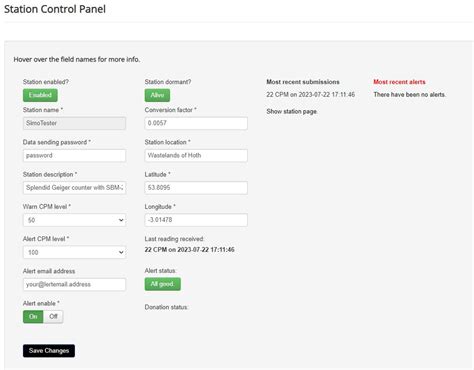 New Control Panel Feature
