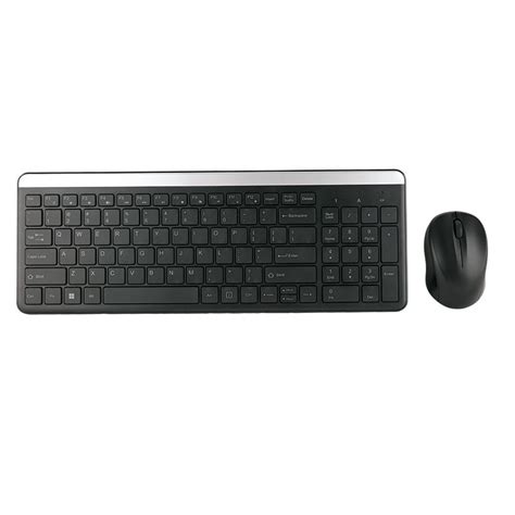 Real Silent Keyboard Mouse Wireless Combo Slim Design Patent