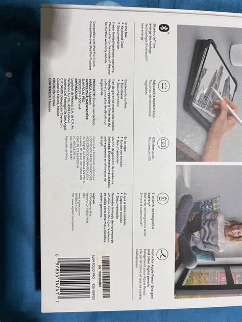 Logitec Keyboard Case For 11” Ipad Pro 2018 Mobile Phones And Gadgets Mobile And Gadget