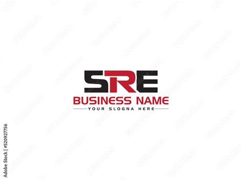 Alphabet Sre Logo Icon Vector Premium Sr S R E Logo Image Design And