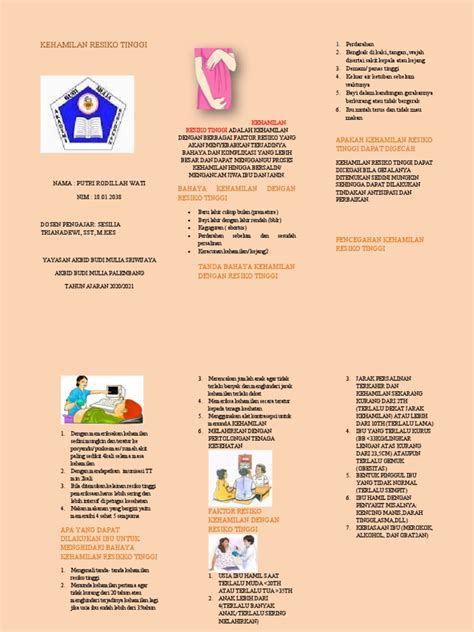 Leaflet Kehamilan Resiko Tinggi Pdf
