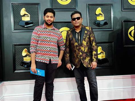 Ar Rahman Attends Grammys With Son Ar Ameen